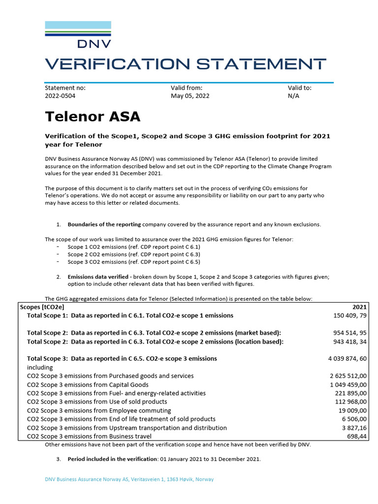 !verification - Statement - 2022 (EN) v2 | PDF | Technology & Engineering