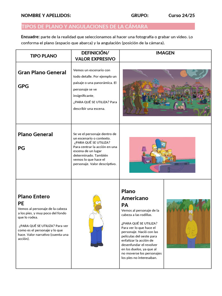 Plantilla - Tipos - Plano - Angulación Hugo Corral | PDF