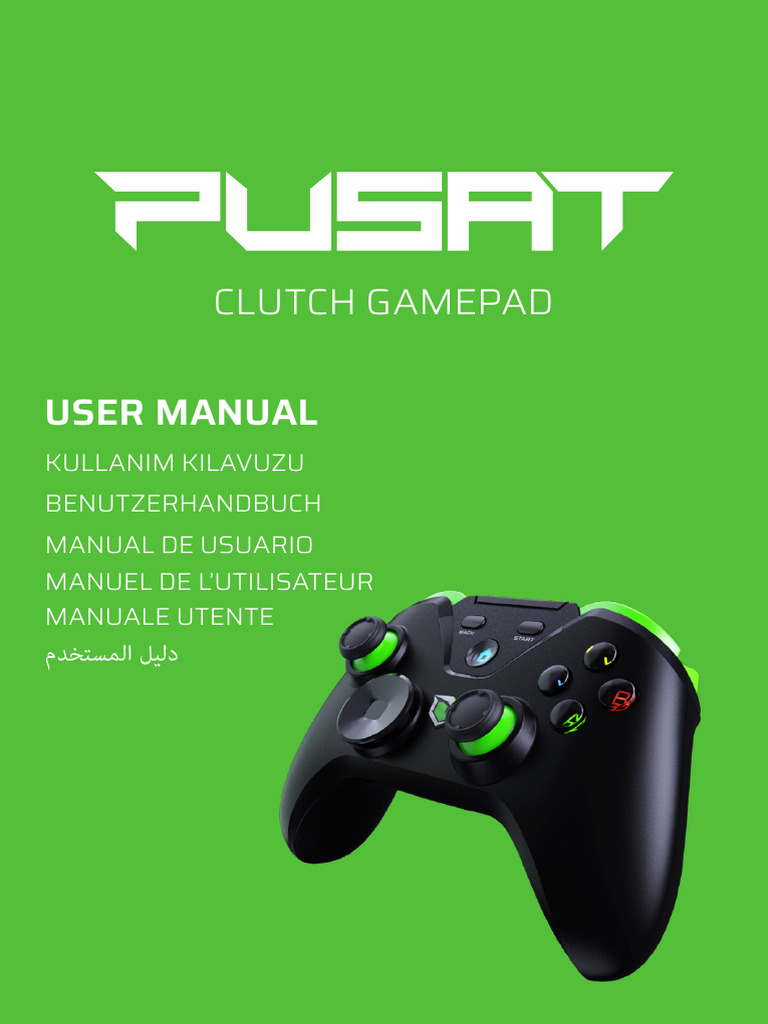 PUSAT Clutch Gamepad User Manual (Revised) | PDF