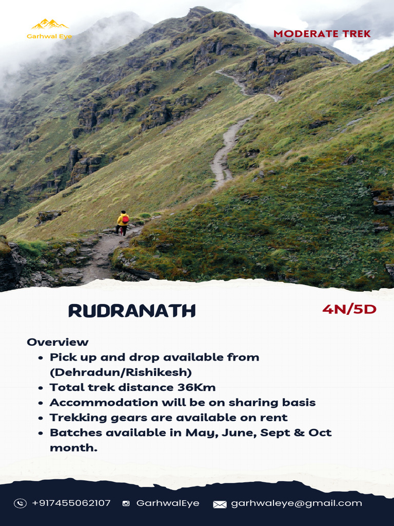 Rudranath Trek 2024 | PDF | Religion & Spirituality