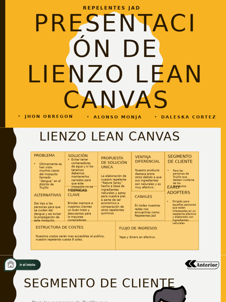 Lean Canvas. Jad | PDF | Economias