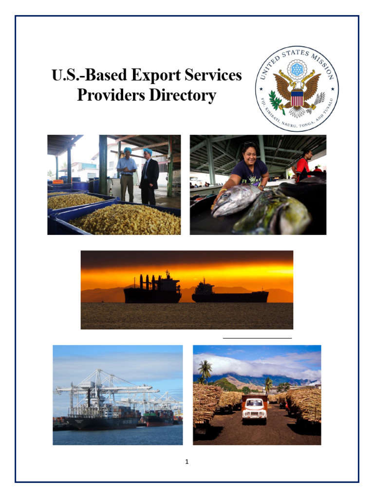U.S. Export Services Directory 2021 | PDF | Food And Drug ...