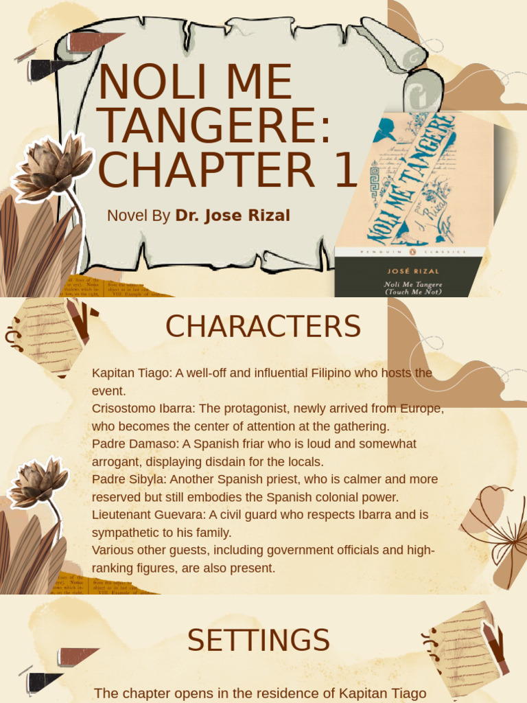 Joserizal's Parts of The Story | PDF
