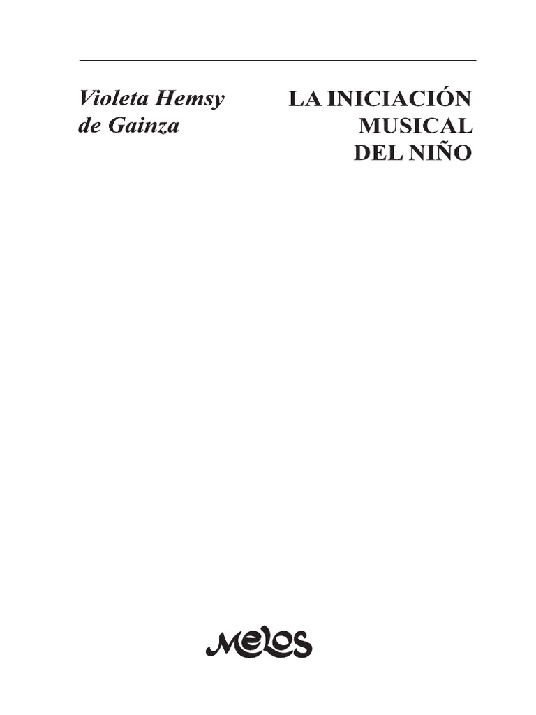 Gainza Violeta Hemsy 1964 | PDF | Ritmo | Musicología