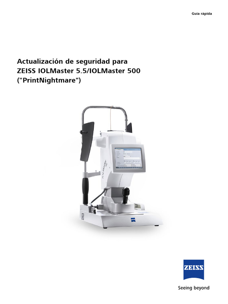 Iol-Master-500 Ms 210826 Es | PDF | Memoria USB | Ingeniería de software