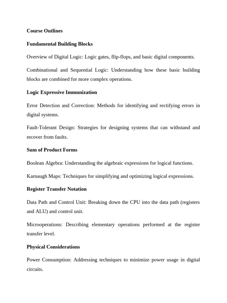 CSc 314 | PDF | Logic Gate | Computer Architecture