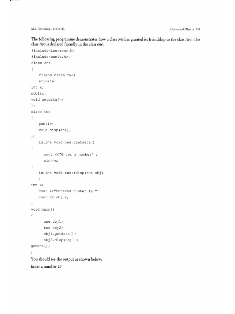 I Year Dka12 Object Oriented Programming Using C 5 Pdf 6556
