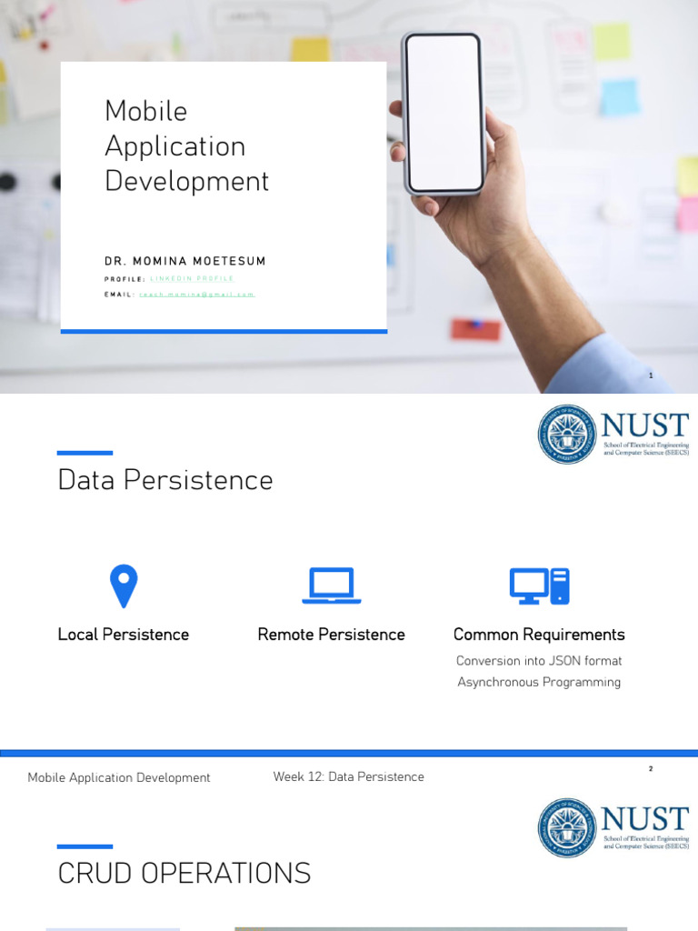 Week 14 - Data Persistence | PDF | Json | Computer File