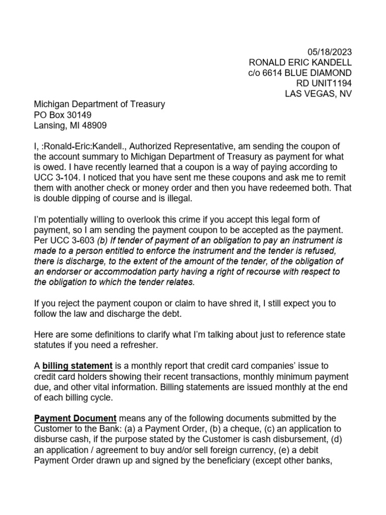 Payment Coupon Submission to Treasury | PDF | Bonds (Finance) | Payments