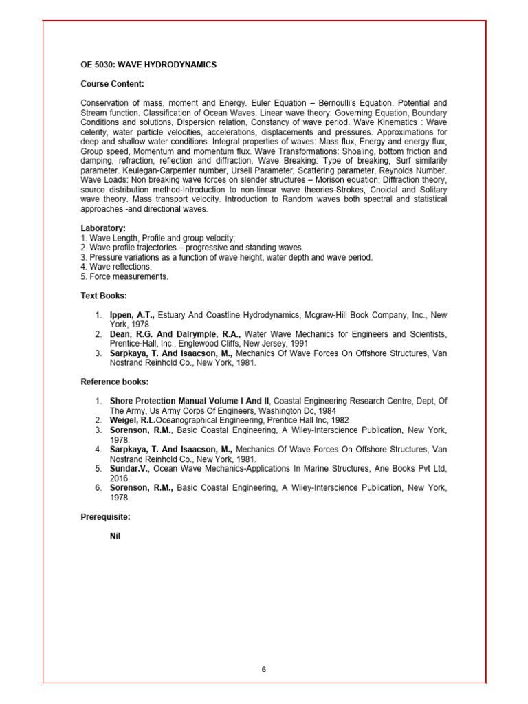 Wave Hydrodynamics | PDF | Waves | Fluid Dynamics