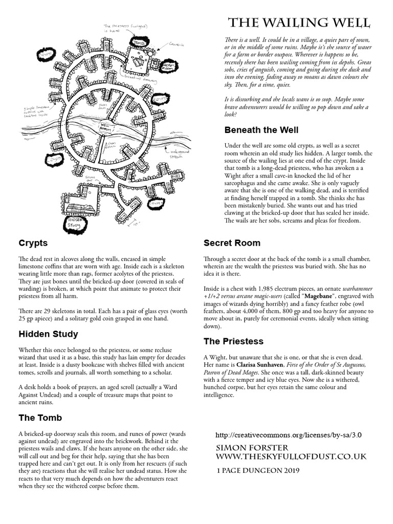 E101 - Simon Forster - The Wailing Well | PDF