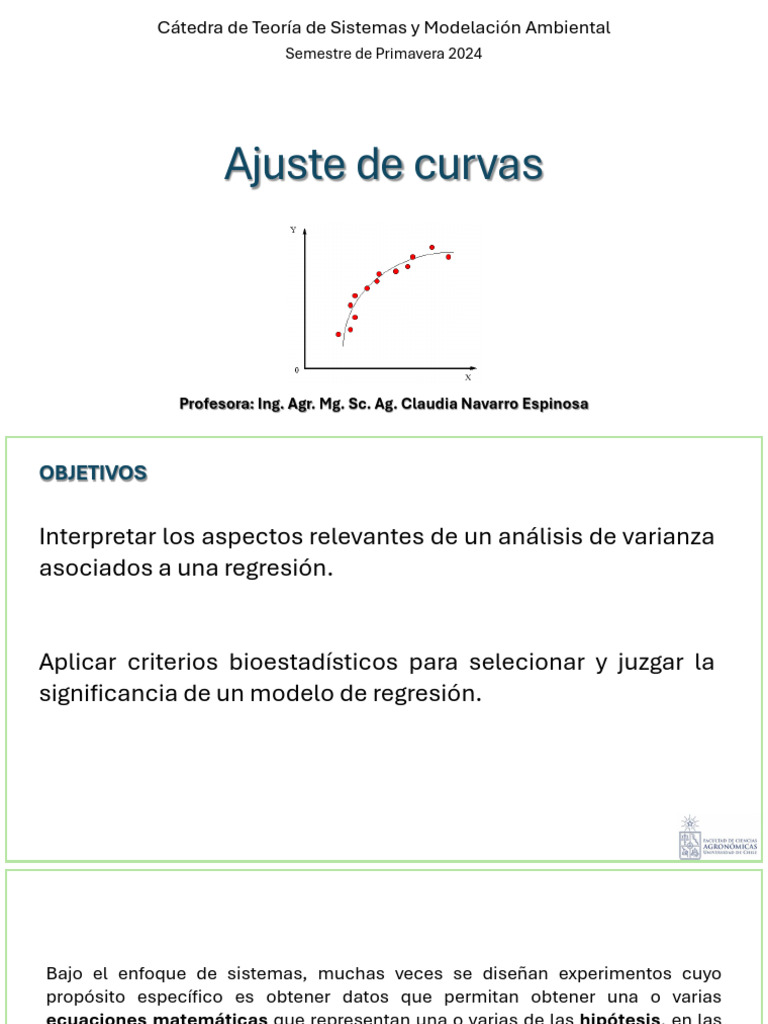 Ajuste de Curvas-2 | PDF | Análisis de regresión | Regresión lineal