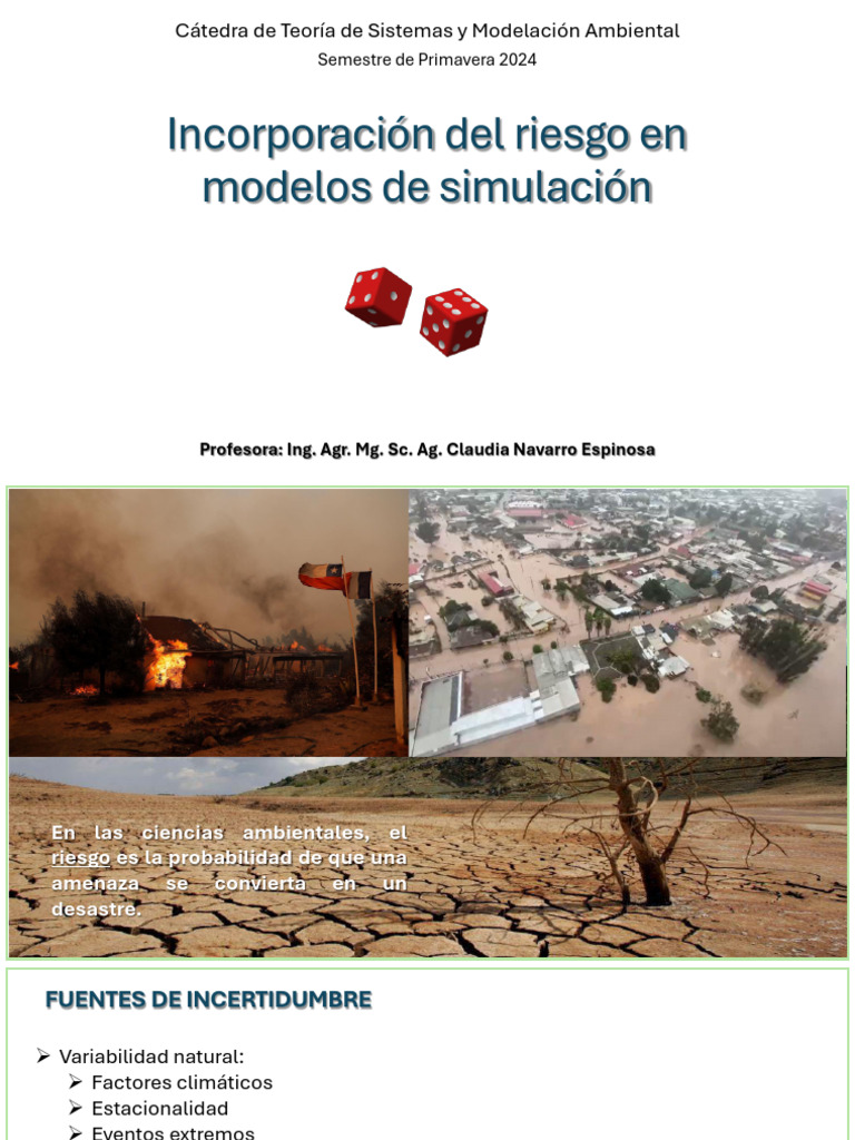Incorporaci N Del Riesgo en Modelos de Simulaci N-1 | PDF | Función de densidad de probabilidad ...