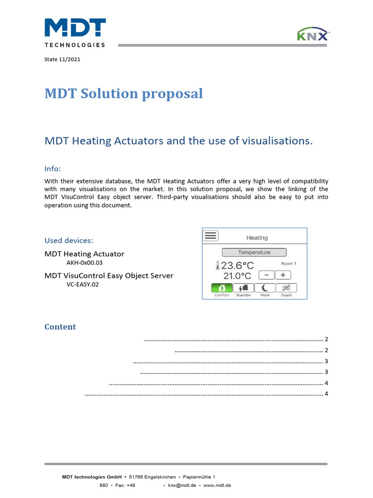 MDT_SP_Heating_Visu | PDF | Computing | Computer Engineering