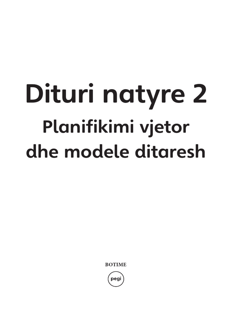 Dituri Natyre 2 - Ditaret | PDF