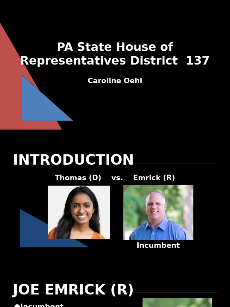 PA State House of Representatives District 137 - Caroline Oehl | PDF ...