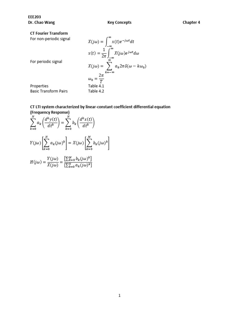 Chapter4 Key Concepts | PDF