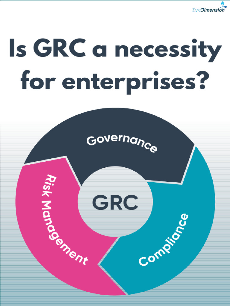 Is GRC A Necessity For Enterprises? | PDF | Governance | Risk Management