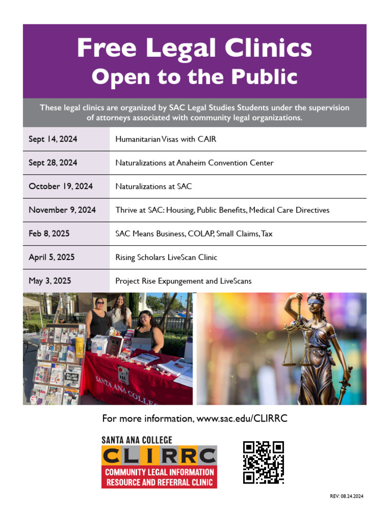 Free Legal Clinics SAC | PDF