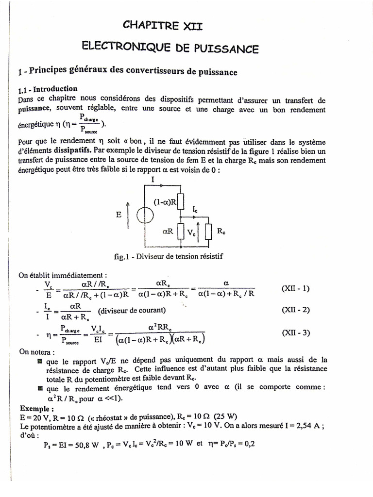 12 Électronique de Puissance | PDF