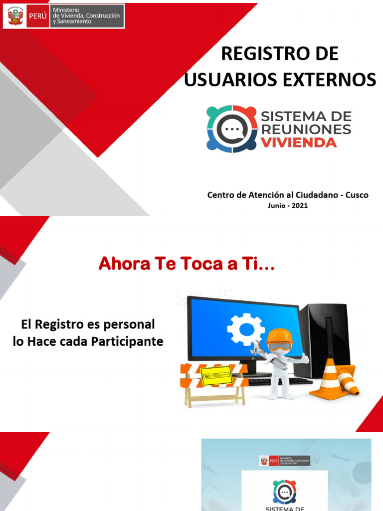 Manual Regist Externo SRV | PDF