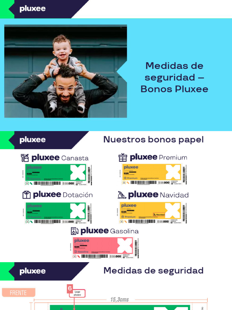 Medidas de Seguridad Bonos Pluxee | PDF