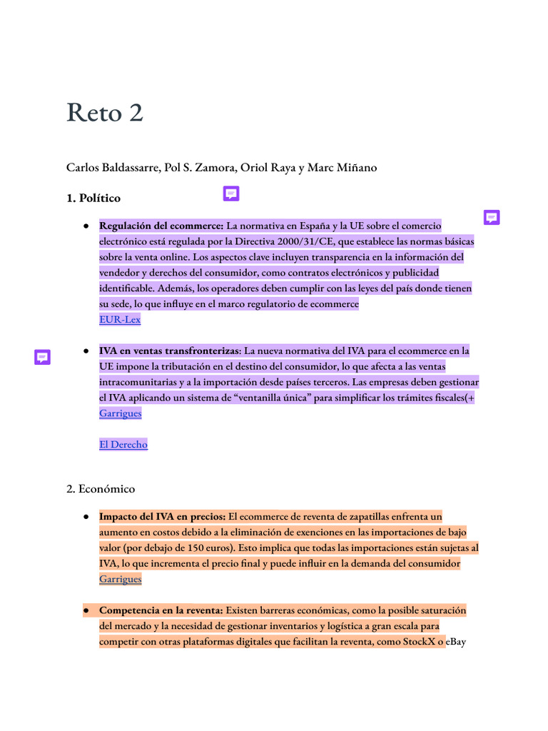 Correción. Reto 2. Grupo C2. Step (2) | PDF | Comercio electrónico ...