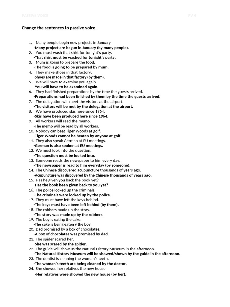 PASSIVE_EXERCISES | PDF