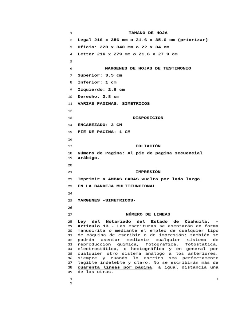 Protocolo Configuracion de Hoja | PDF