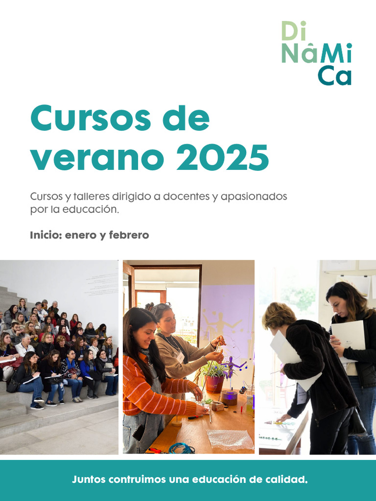 Dinamica Curso-taller-CurriculoenEscuela 2025 | PDF | Plan de estudios ...