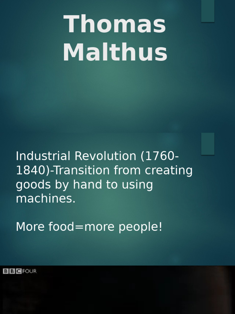 Thomas Malthus 24 | PDF