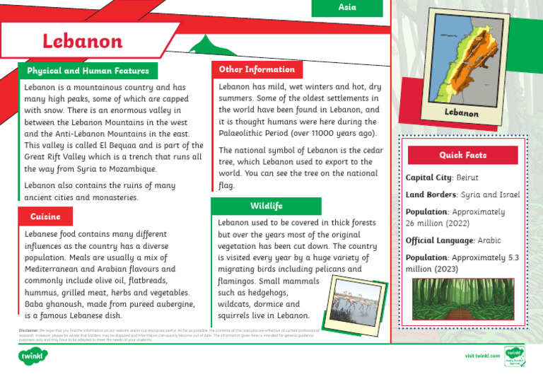 Discover Lebanon's Rich Heritage | PDF | Lebanon | Foods