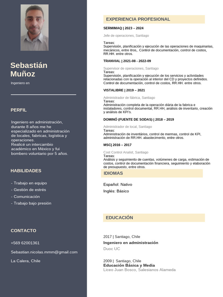 CV SM | PDF | Negocios