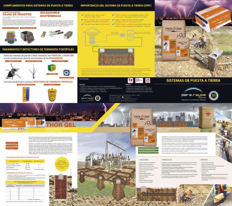 C-DT-01 Catalogo Puesta A Tierra | PDF