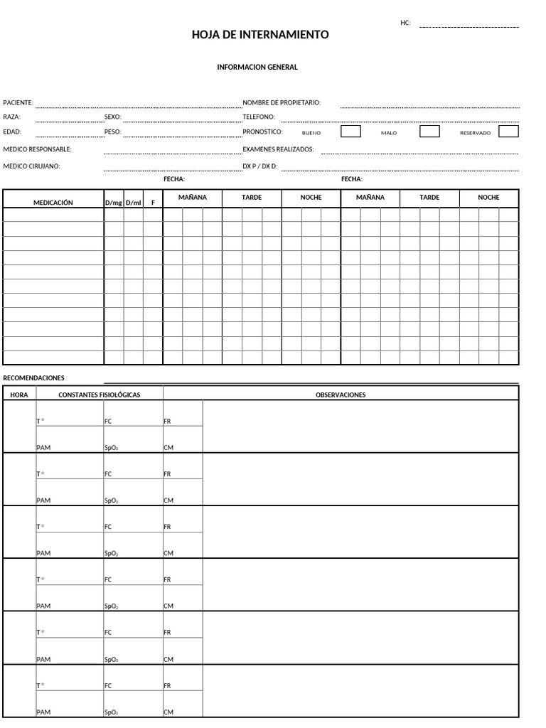 Ficha Internamientos Ficha 2.0scribd | PDF
