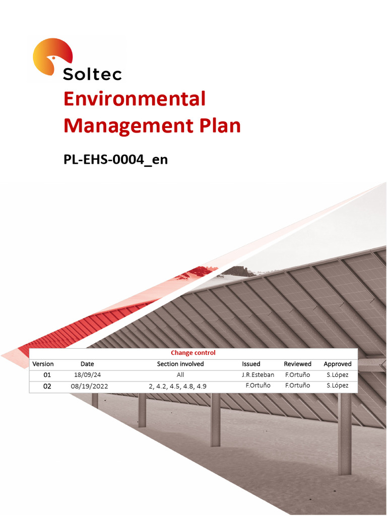 Environmental Management Plan Overview | PDF | Waste | Waste Management