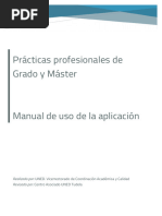 Manual Practicas Pre Profesionales Gestor | PDF