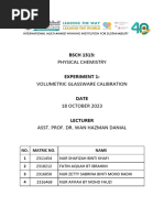 Lab .Accuracy and Precision of Glassware | PDF | Metrology | Science