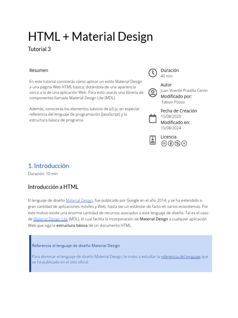 ASM - Tutorial 3 - HTML + MD | PDF | Script Java | HTML