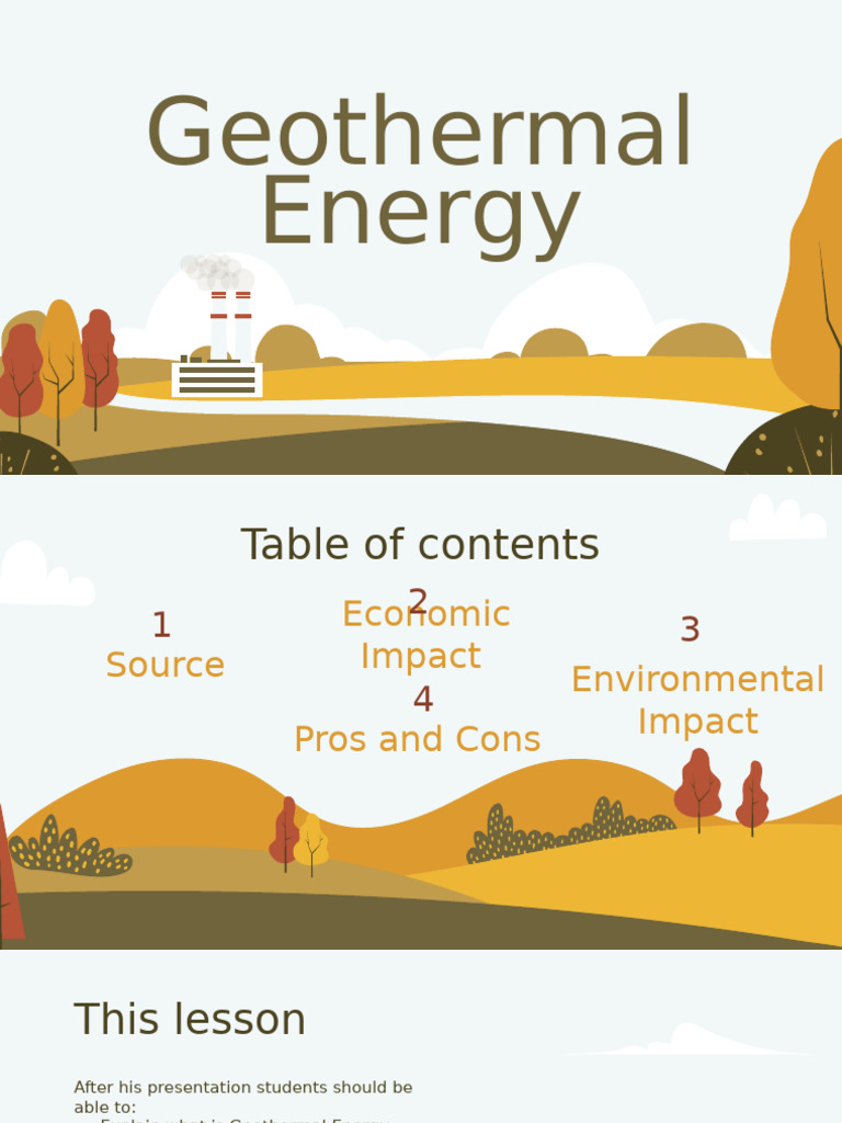 Geothermal Energy Envi Science U2 | PDF | Geothermal Energy | Earth