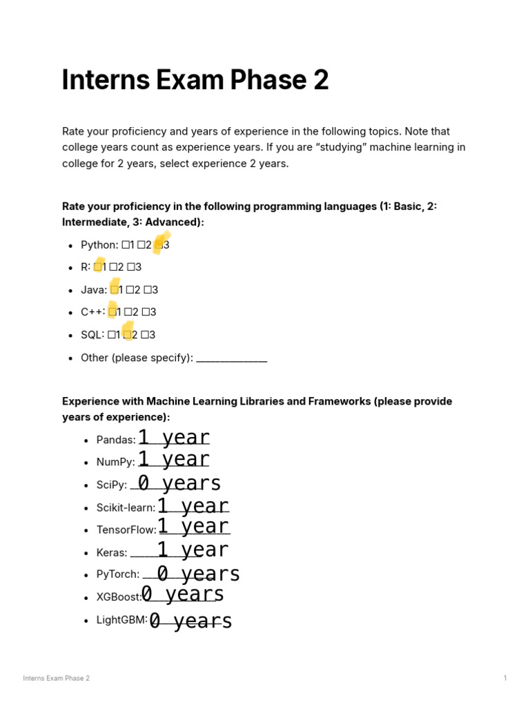 _Interns_Exam_Phase_2 | PDF | Computing | Software Engineering