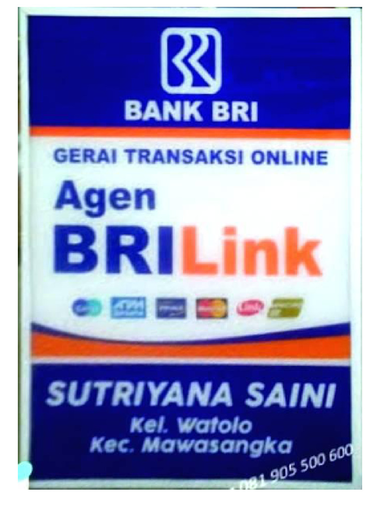 Papan Nama Agen Brilink | PDF