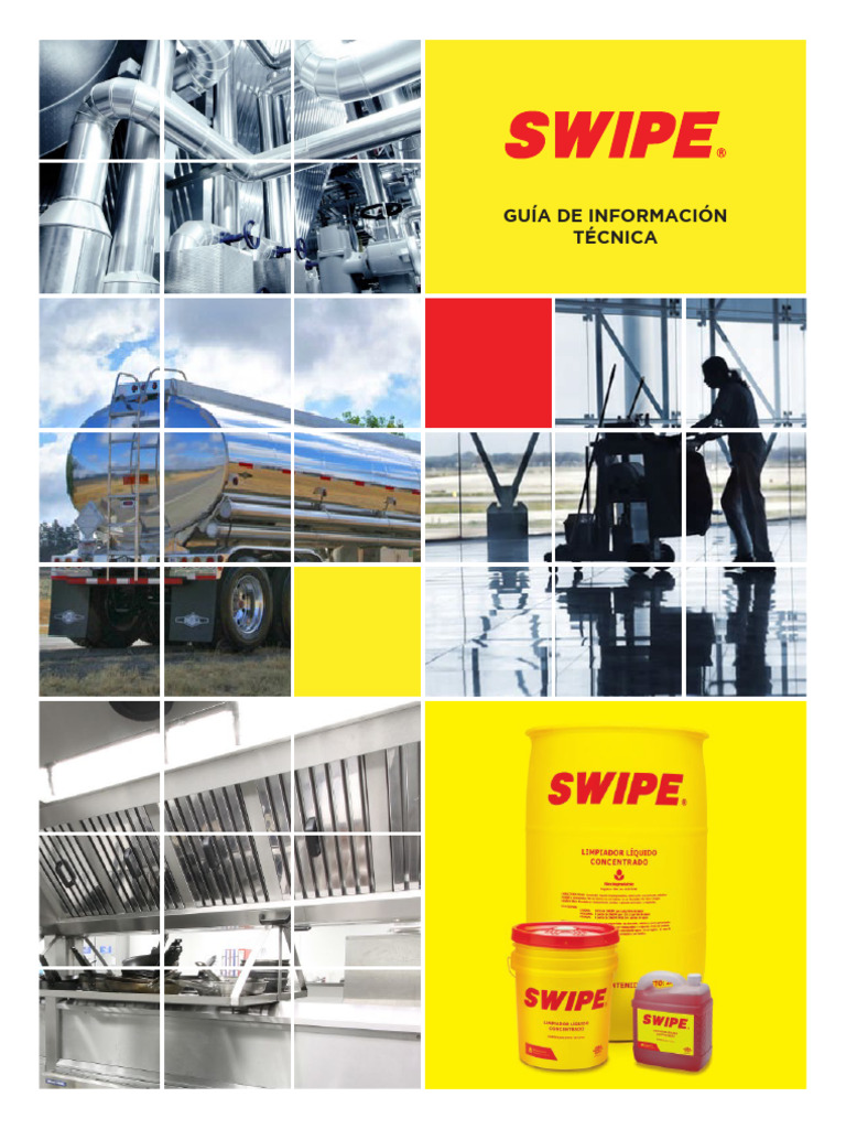 Desengrasante Industrial Swipe: Guía Técnica | PDF | Agua | Alimentos