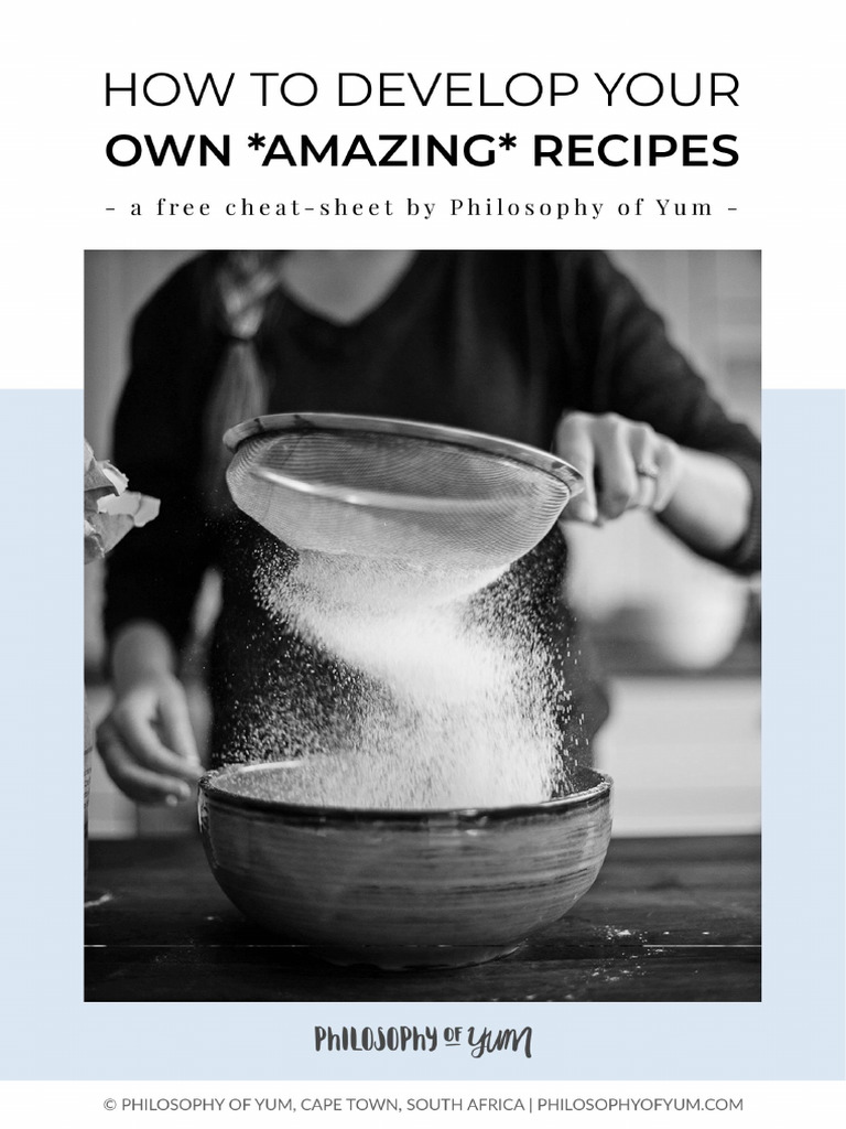 How To Develop Recipes PDF | PDF | Cakes | Icing (Food)