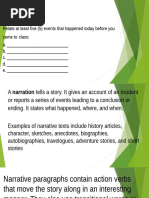 Narrative Composition | PDF | Linguistics