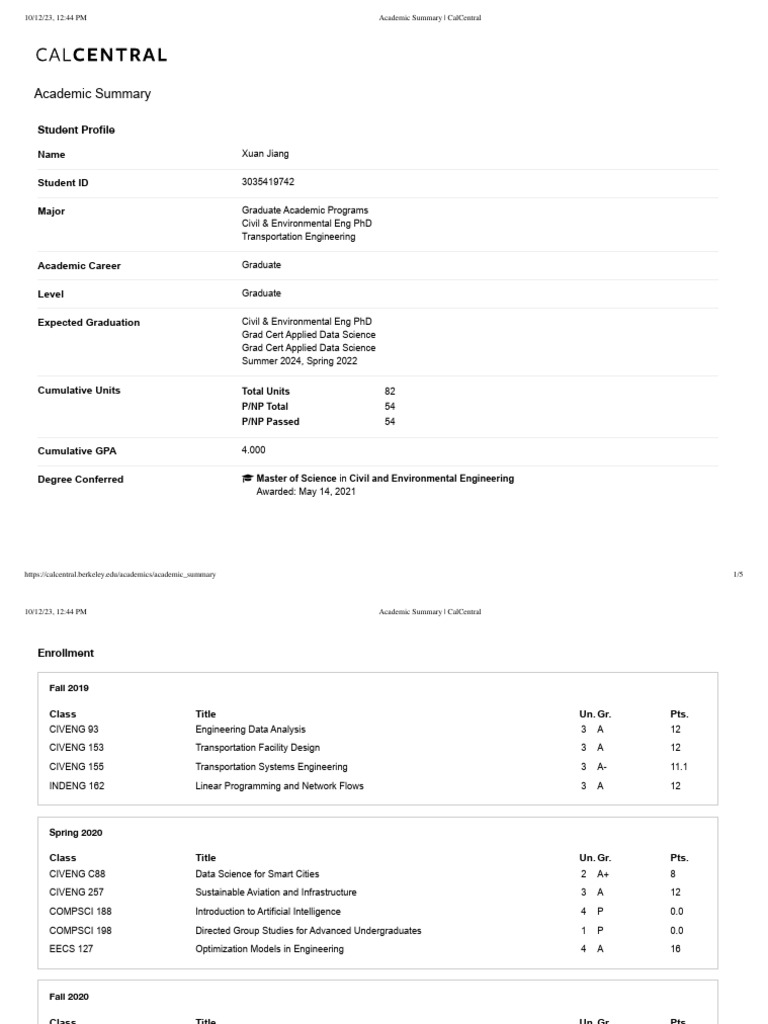 Transcript Xuan Jiang Pdf Computer Science Computing 