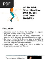 ACSM Preparticipation Screening Update | PDF