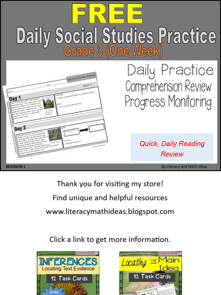 Quick, Daily Reading Review: Revision 1 | PDF | Trees | Forests