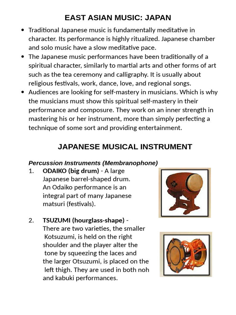 EAST ASIAN MUSIC_JAPAN | PDF | Flute | Musical Instruments