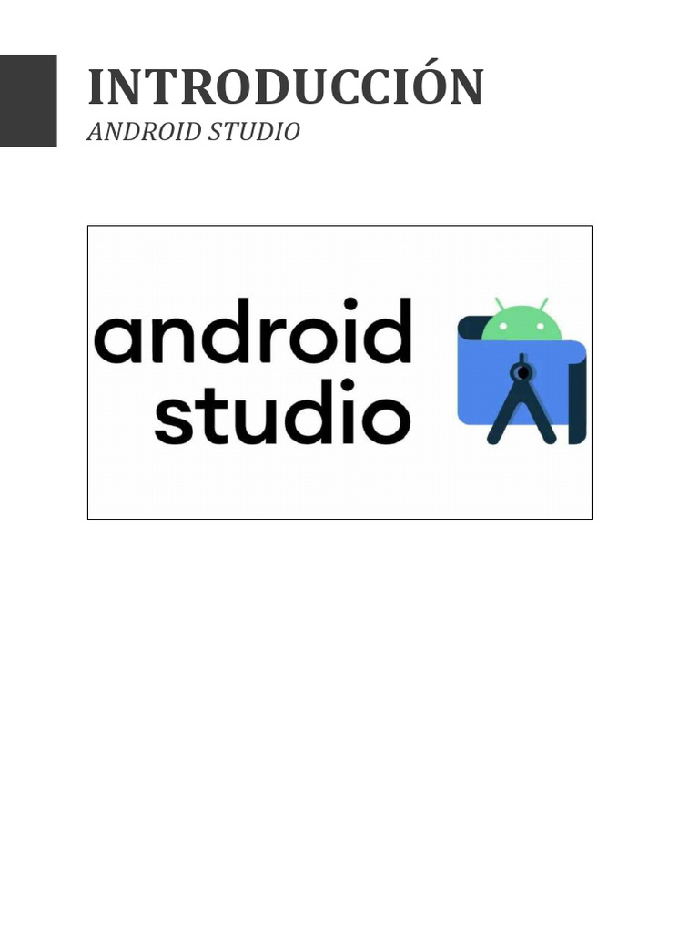 01-Introduccion Android Studio | PDF | Aplicación movil | Android (sistema operativo)